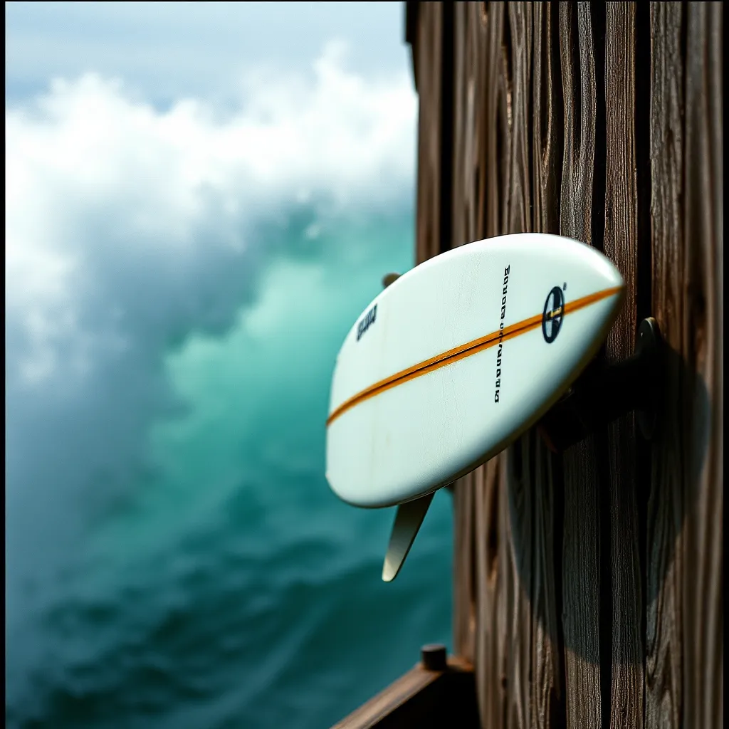 Exploring the Functionality and Benefits of Surfboard Wall Mounts