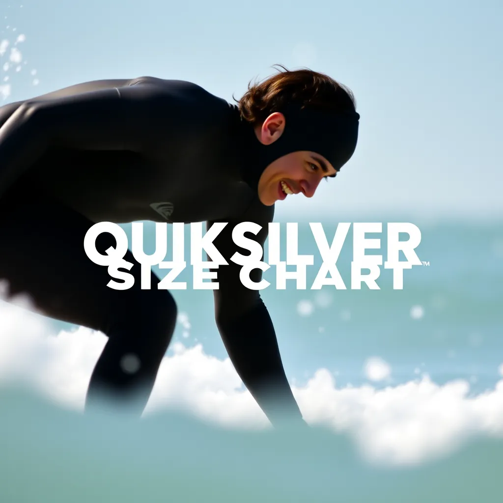 Decoding Quiksilver Wetsuit Size Charts for Surfers
